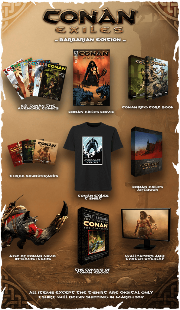 CONAN EXILES PRICING, SPECIAL EDITION, LAUNCH TIME, AND CINEMATIC ...