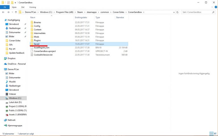 How to find game databases and log files - Conan Exiles